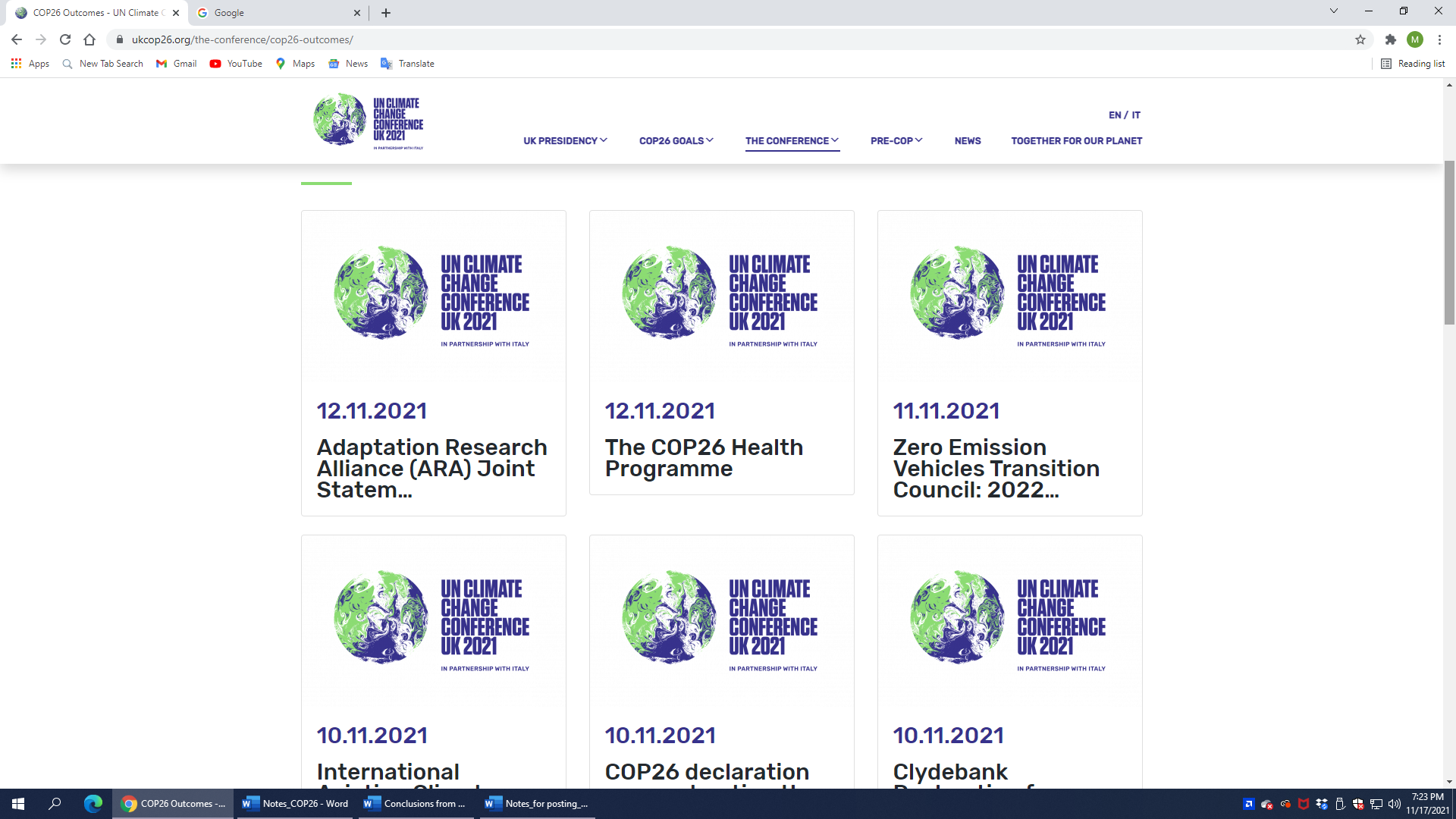 Conclusions From COP26 - ClimateChangeForkClimateChangeFork